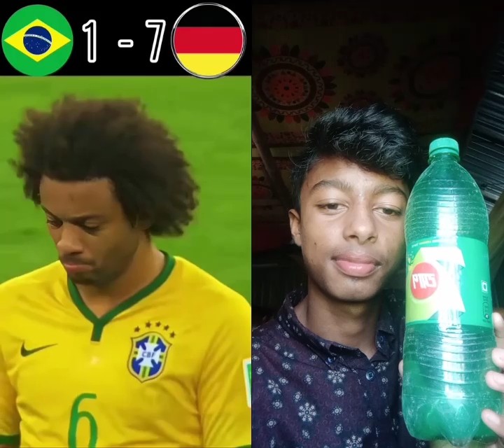 ব্রাজিল বনাম জার্মানি। 7up Brazil vs jarman #7u #football #viral #video ...