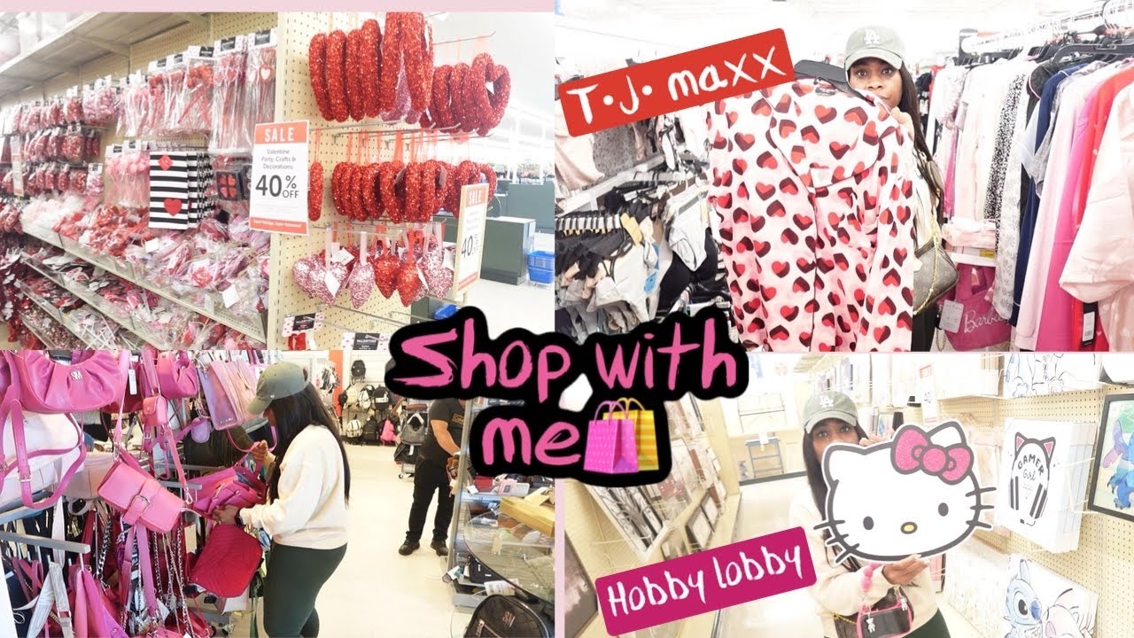 FUN DAY SHOP WITH ME!! | I FINALLY FOUND IT🤭| TJ MAXX & HOBBY LOBBY ...