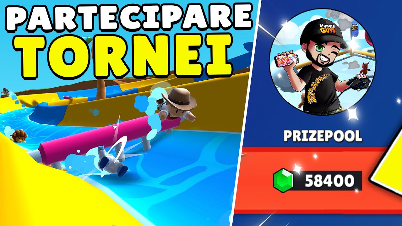 PARTECIPARE ai TORNEI e VINCERE TANTE GEMME - Stumble Guys - YouTube