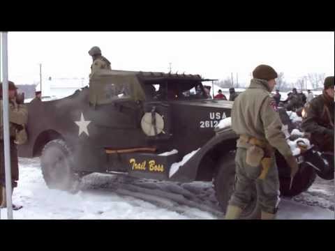 2013 Battle of the Bulge WWII Reenactment Fort Indiantown Gap HD