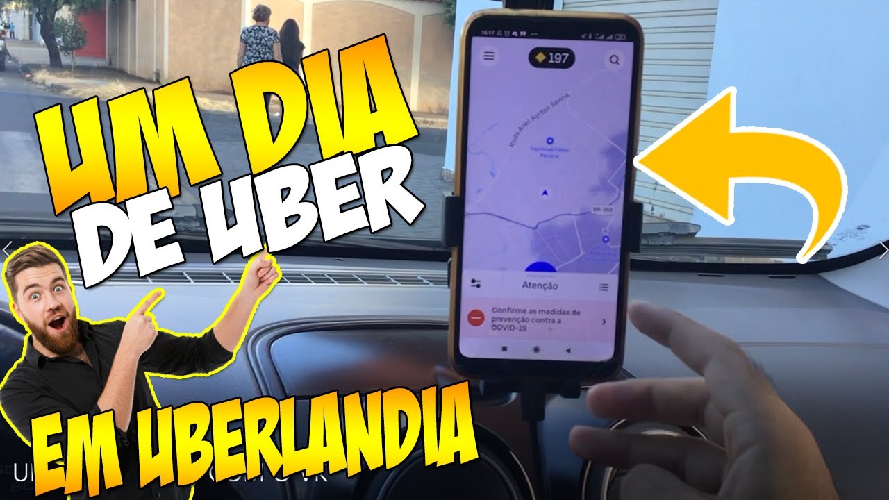 UM DIA DE UBER/POP EM UBERLÂNDIA - MG - YouTube