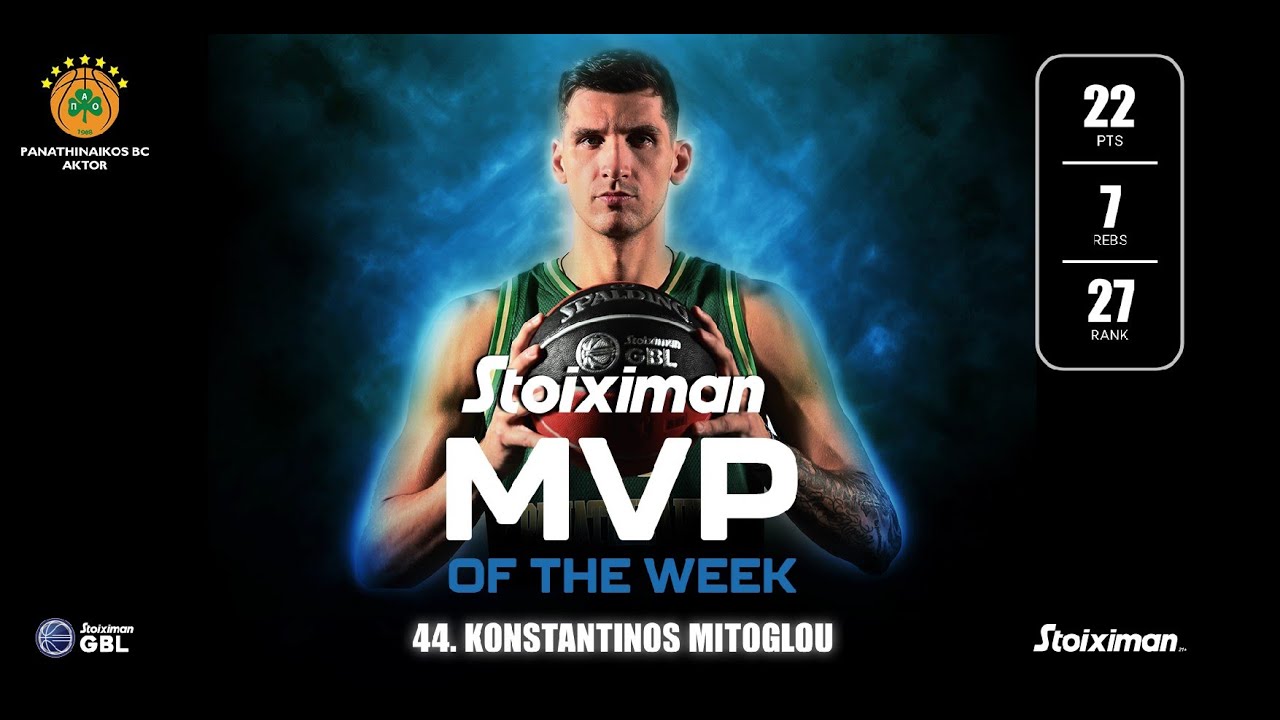 Stoiximan MVP of the Week: Round 1 - YouTube