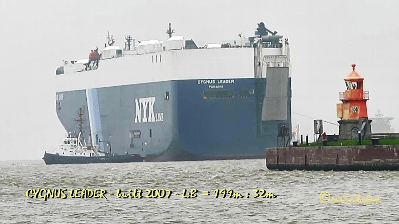 CYGNUS LEADER 3EKK5 IMO 9381249 Emden Germany car carrier ...
