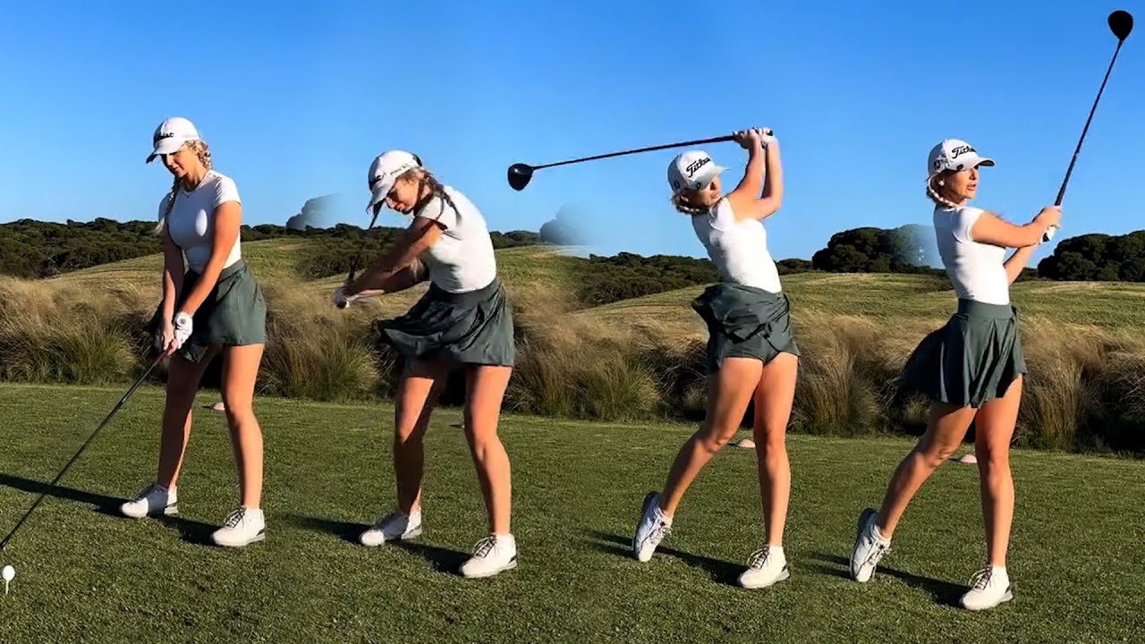 Amazing Golf Swing you need to see | Golf Girl awesome swing | Golf ...
