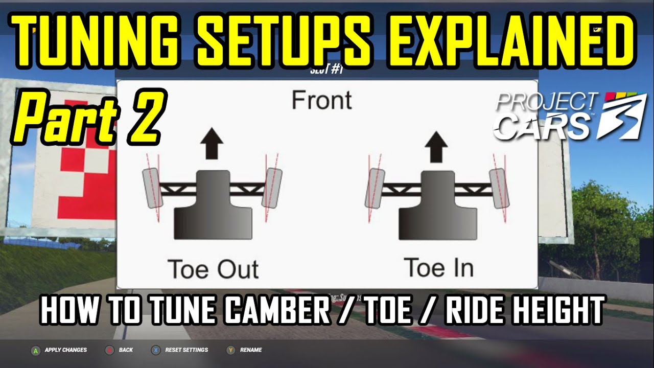 Project CARS 3 TUNING TUTORIAL Part 2: How to tune Suspension [Camber ...
