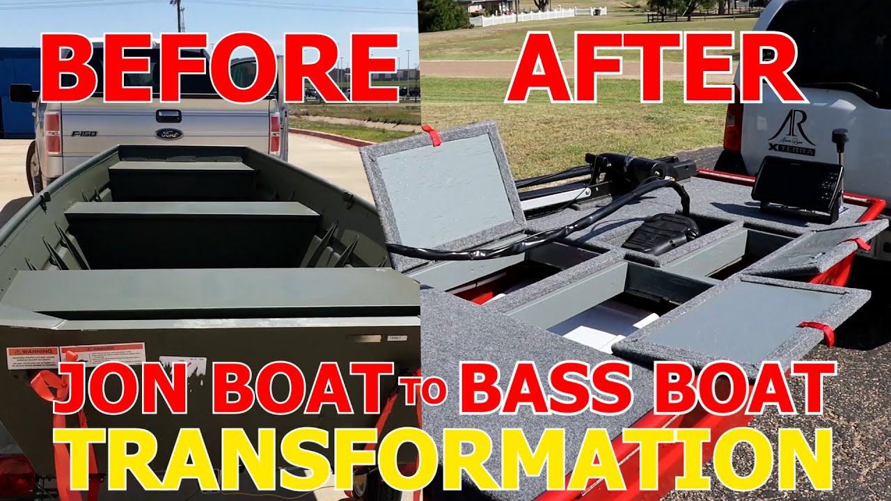 JON BOAT TO BASS BOAT FULL BUILD TIMELAPSE!! - YouTube