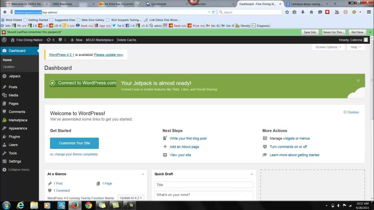 Quick wordpress install using Cpanel - Video Tutorial - YouTube