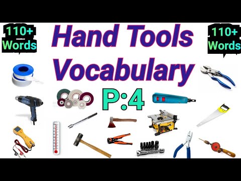 Hand Tools Vocabulary in English with Pictures |P:4| New Hand Tools ...