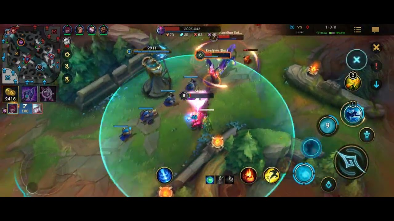 League Of Legends: Wild Rift Asus ROG 6 MAX GRAPHIC SETTING 120 fps ...