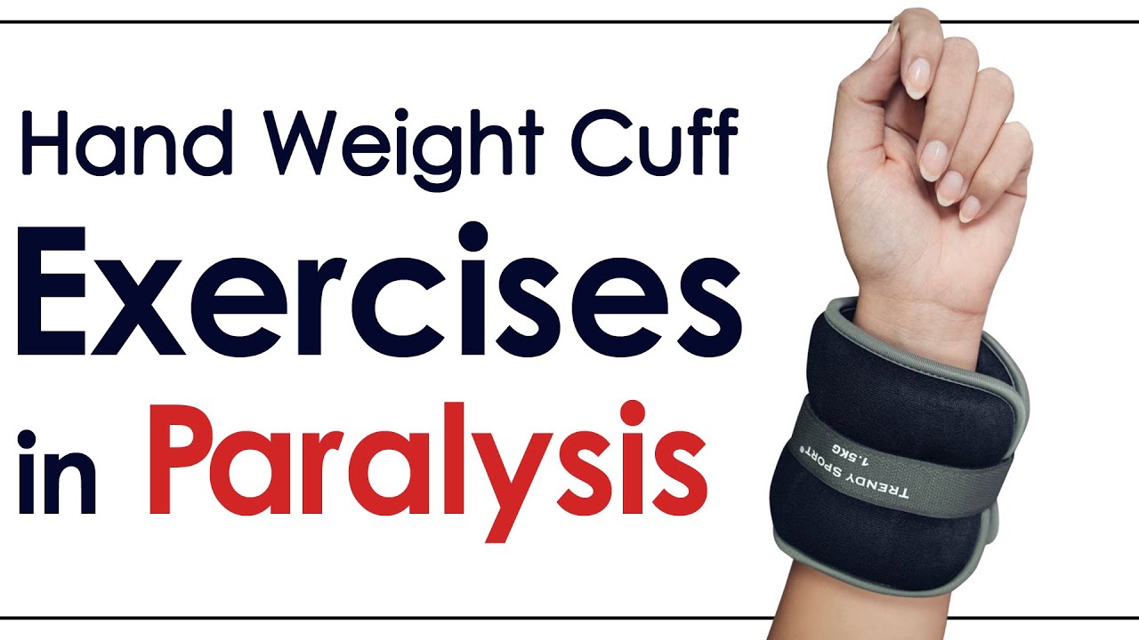 Hand Weight Cuff Exercises in Paralysis | Hand Exercises for Stroke ...