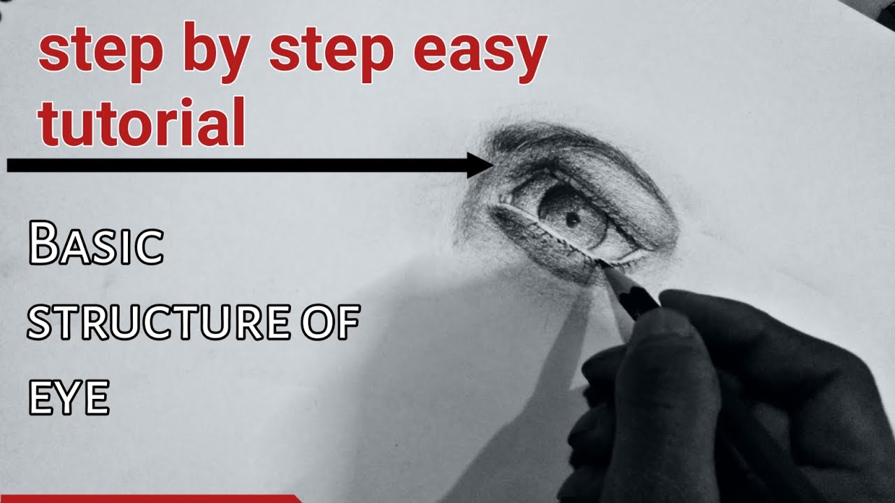 How to draw eye easy technique for beginners #drawing #tutorial #art # ...
