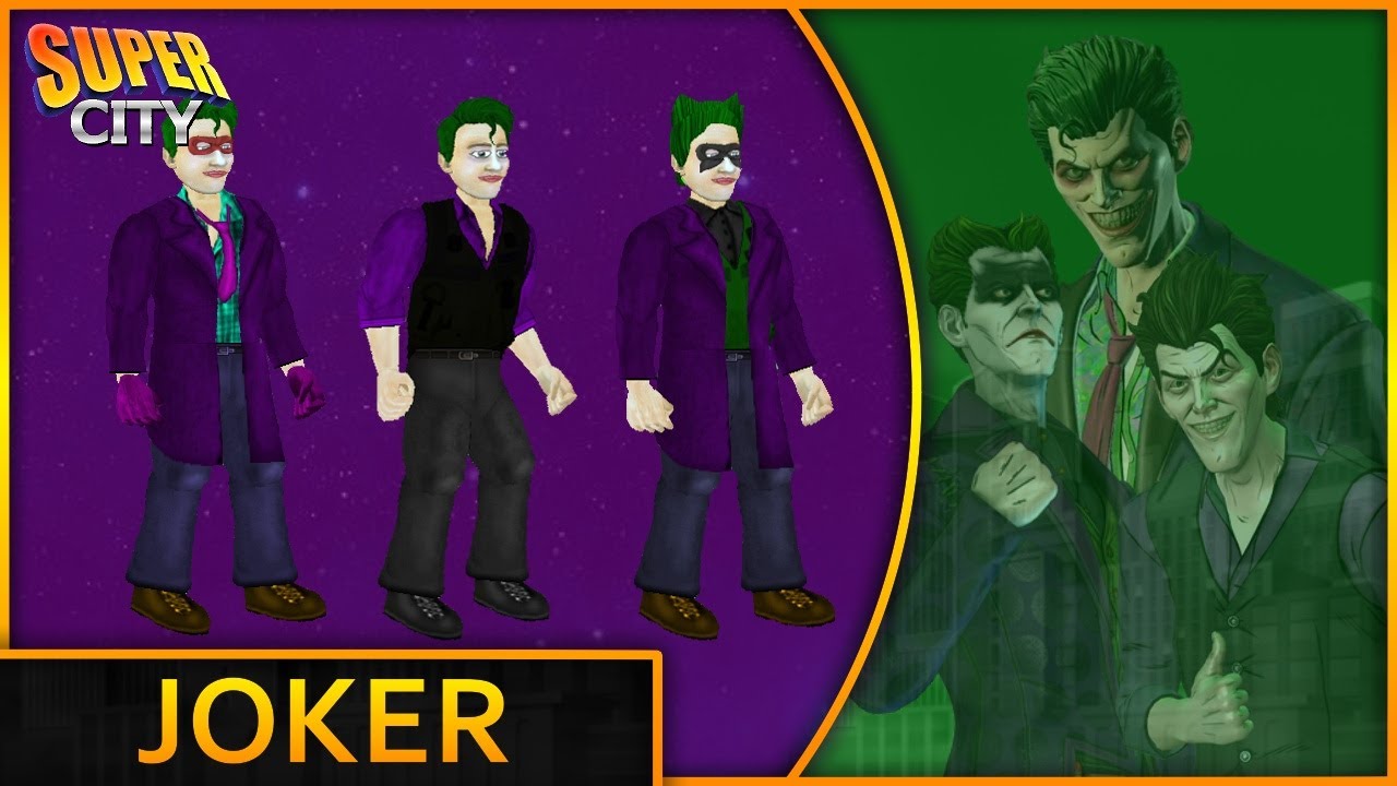 How to Create The Joker/John Doe (Batman: The Telltale Series) in Super ...
