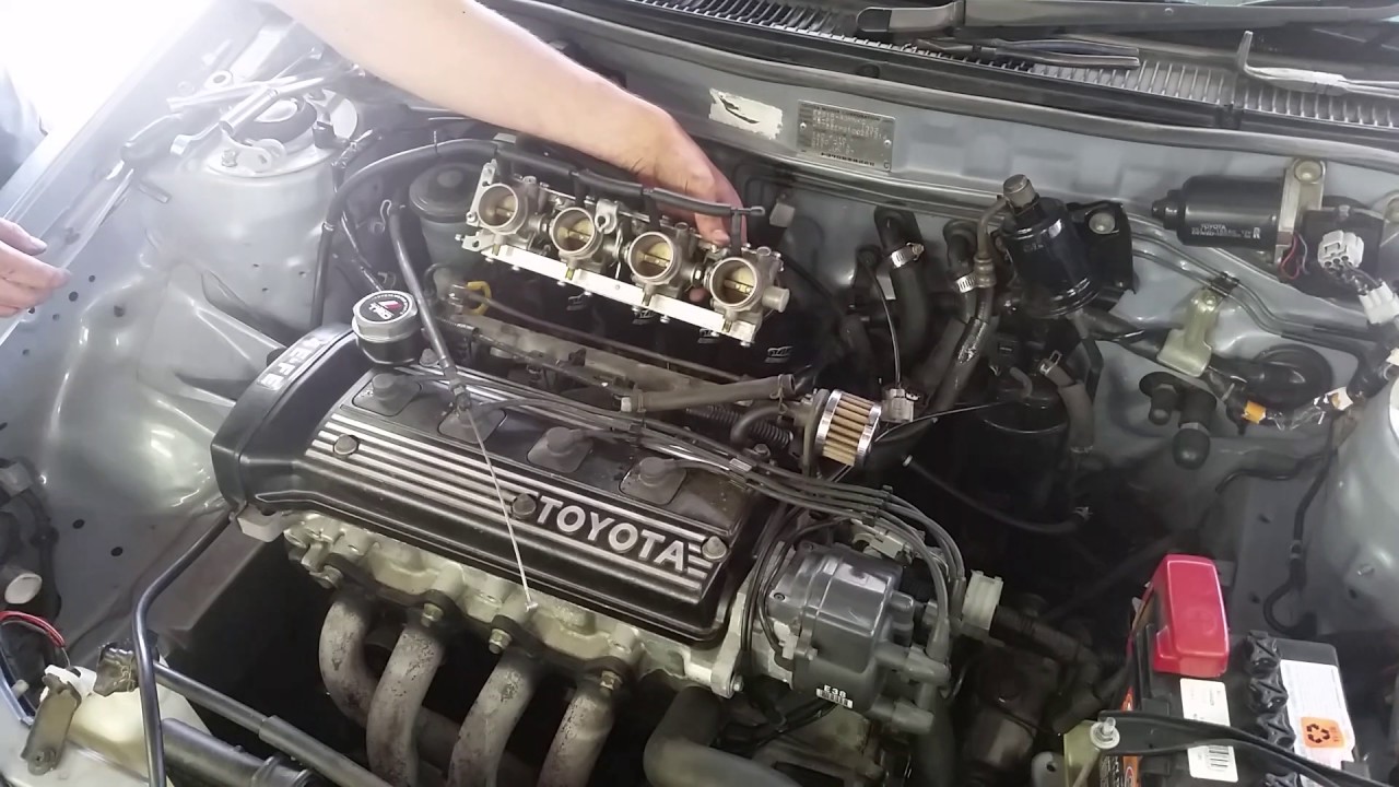 4EFE Quad throttle body PROTOTYPE v1 - YouTube