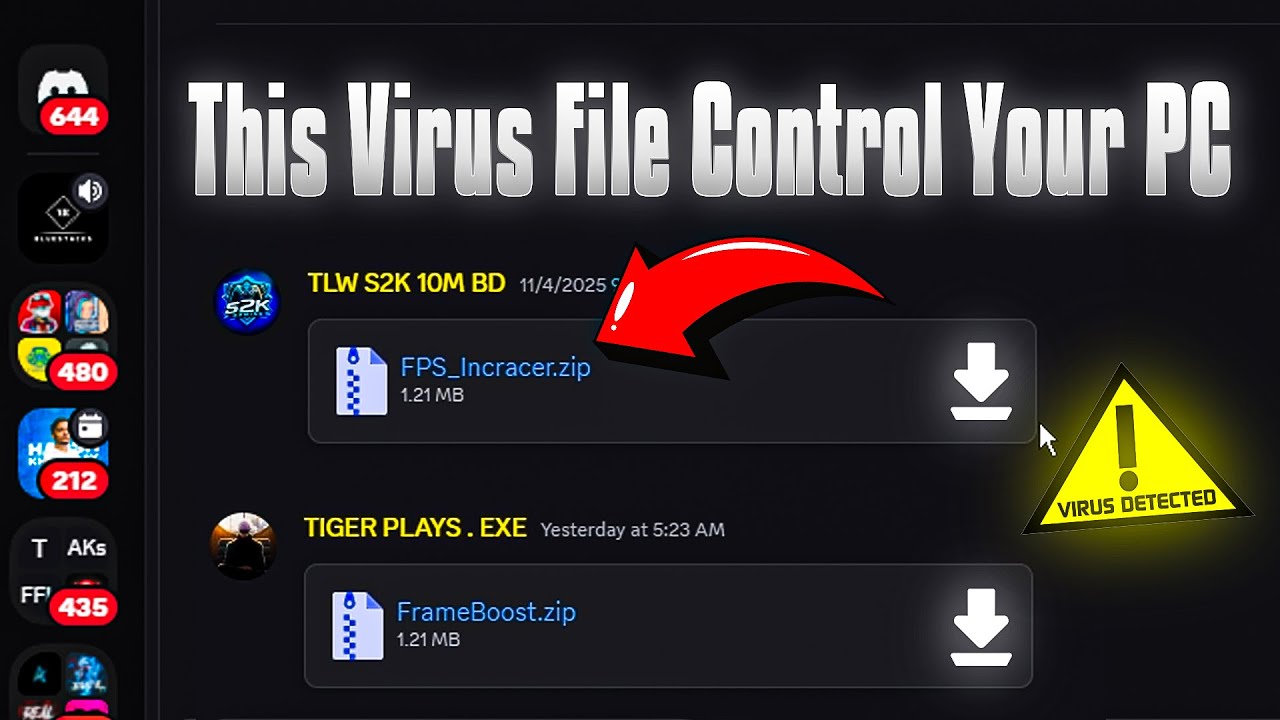DISCORD VIRUS EXPOSED: This File Gives Hackers Full PC Control! - YouTube
