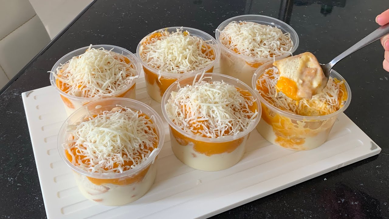 Ide jualan di musim mangga. Setup Roti Tawar Mangga Keju. Modal 40rb ...