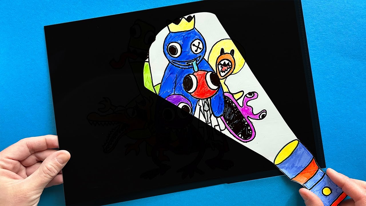 Roblox Rainbow Friends Chapter 2 - BOO! | Cool and Easy Paper Craft ...