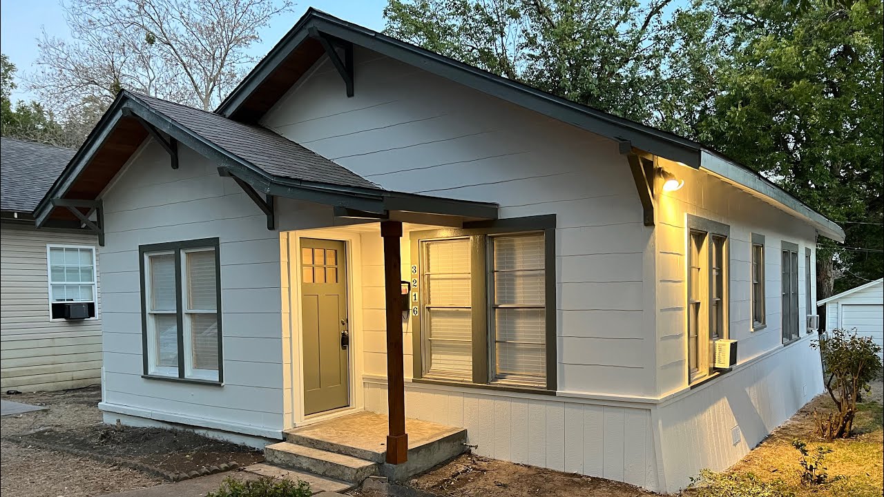 Before and After Waco House remodel - YouTube