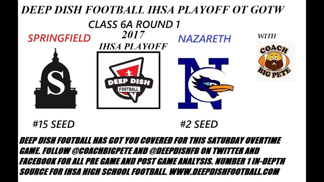 Deep Dish Football GOTW Playoff Round 1 OT: Coach Big Pete Final Looks ...