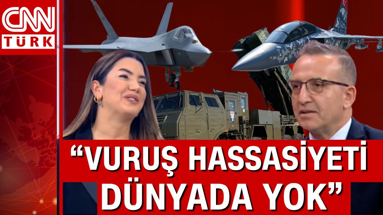 Eray Güçlüer 在 CNN TÜRK 上向 Fulya Öztürk 解释了 HÜRJET、KAAN 和 TAYFUN 的所有功能 ...