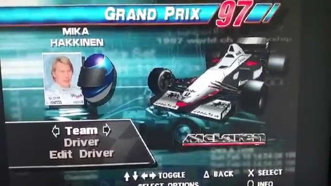 F1 97 for PS1 Tracks and Drivers - YouTube