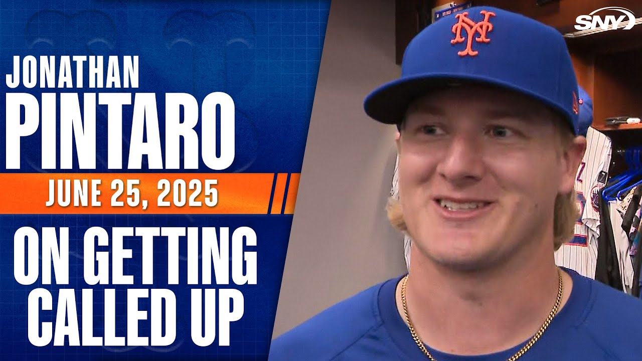 Jonathan Pintaro calls Mets call up a 'dream come true' - YouTube