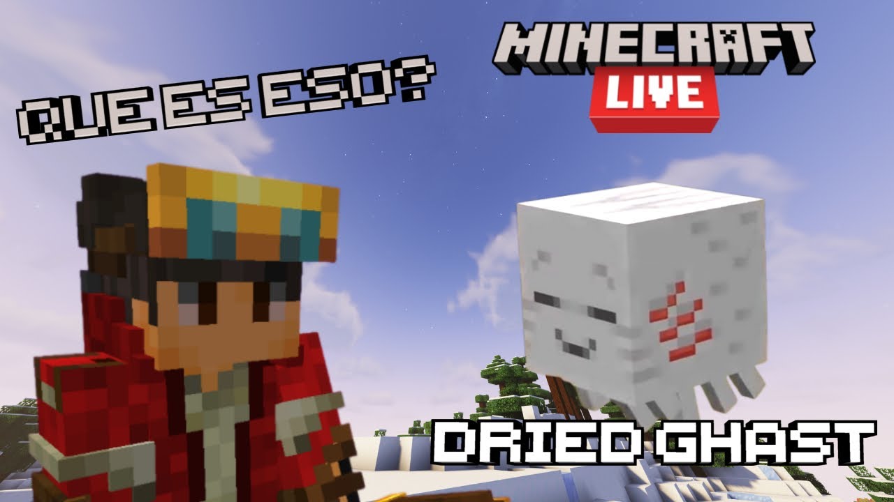 ANÁLISIS, TEORÍAS y OPINIÓN de la MINECRAFT LIVE! 😵🥳 | DRIED GHAST ...