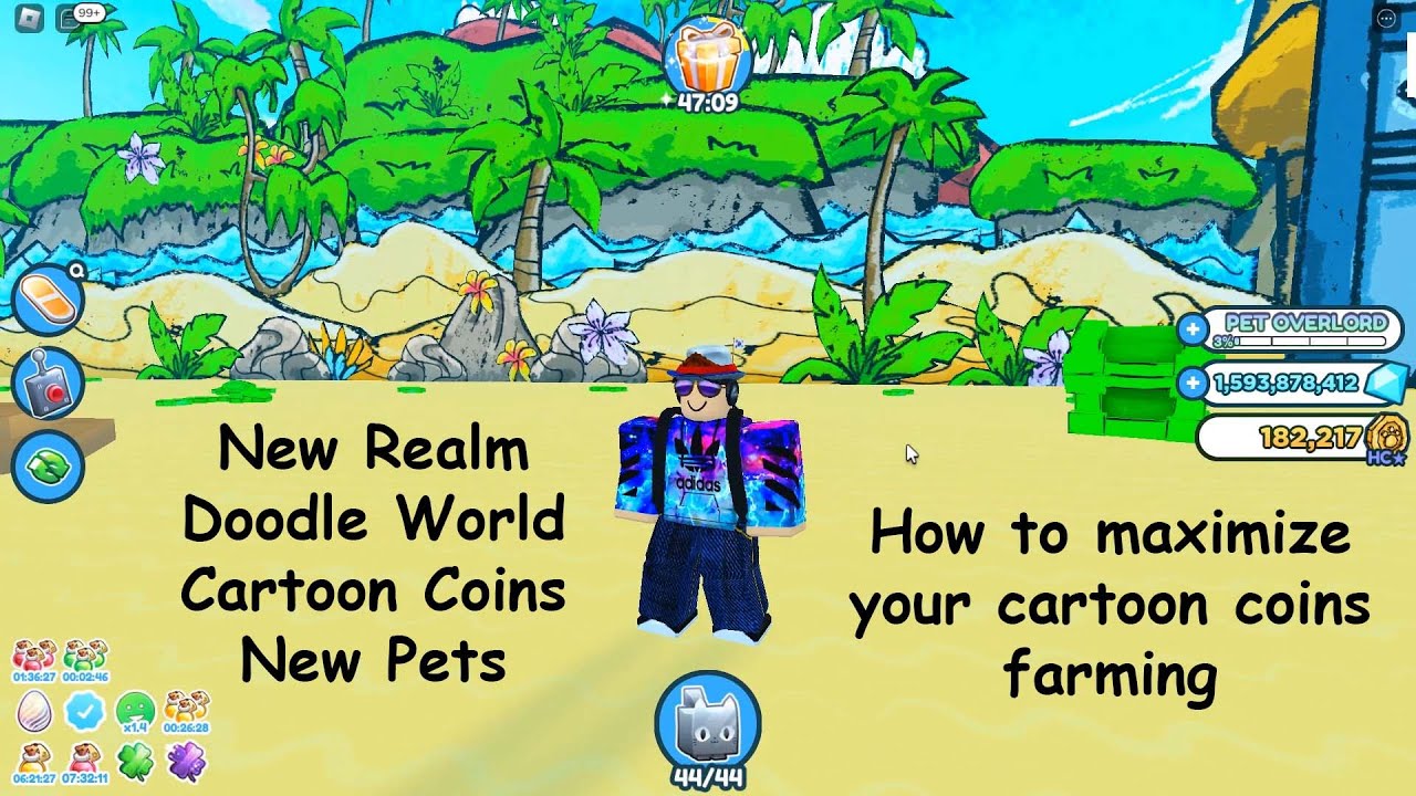 Pet Simulator X | New Doodle World | Huge Doodle Cat | How to best farm ...