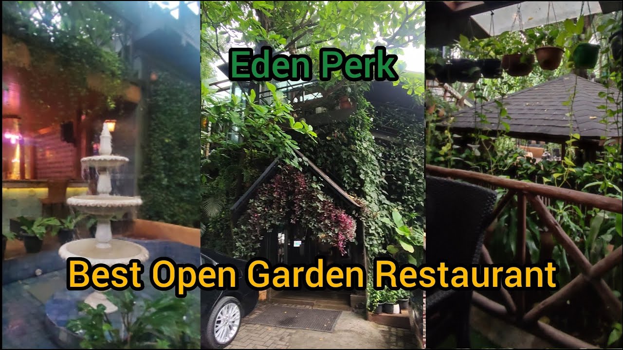 Eden Park Restaurant Bangalore | Best Open Garden Restaurant - YouTube