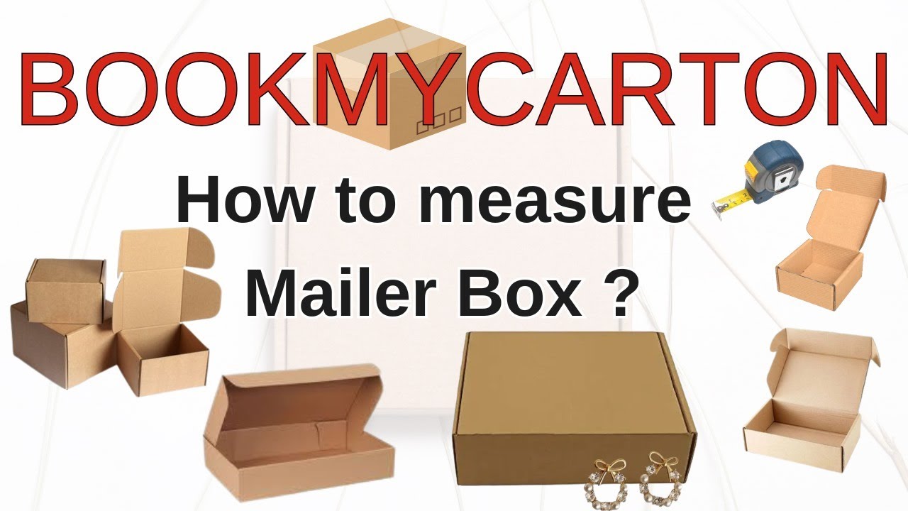 How to Measure a Mailer Box | Step-by-Step Guide - YouTube