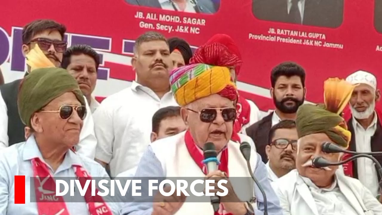 Strengthen Religious Beliefs To Fight Divisive Forces: Farooq Abdullah ...
