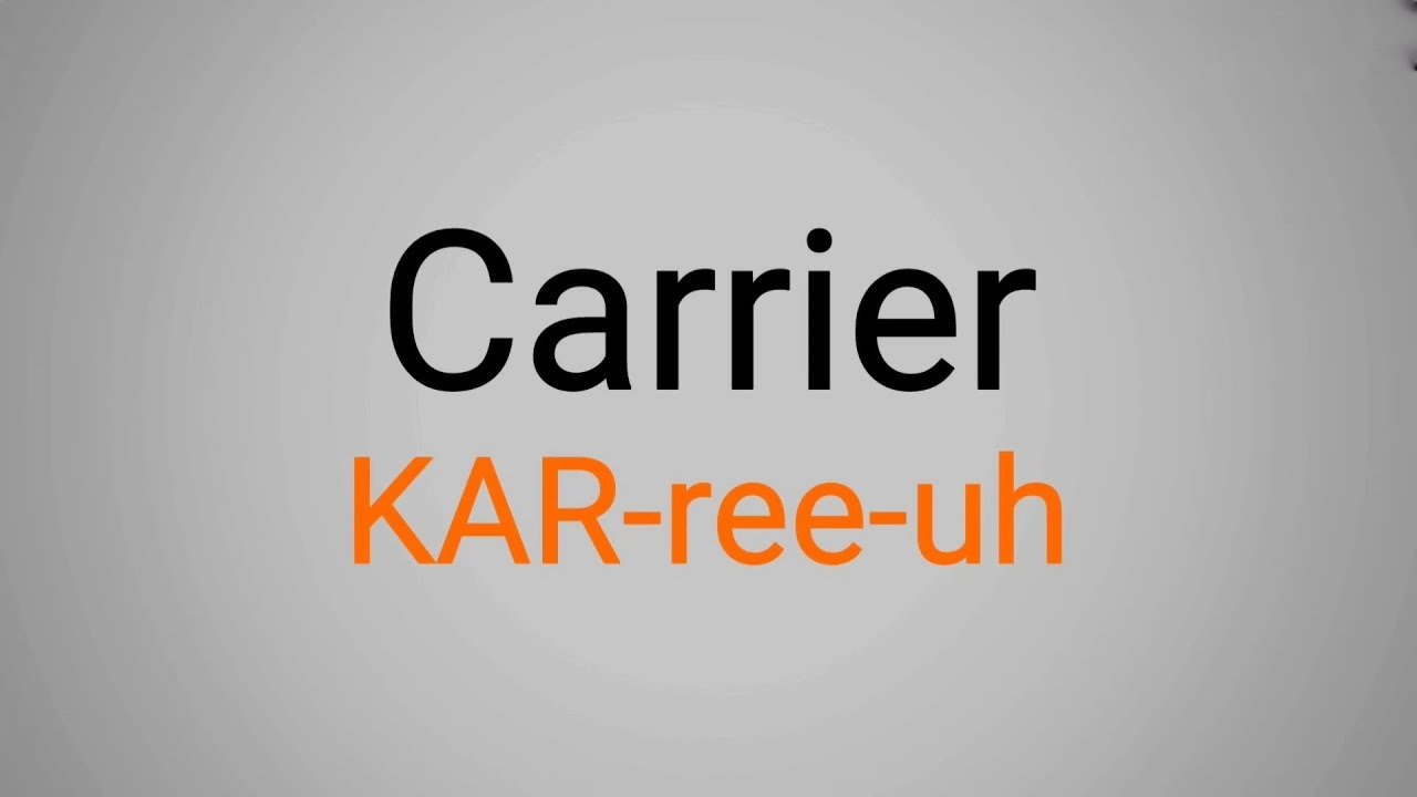 How to Pronounce CARRIER Correctly | English Pronunciation Lesson | Mr ...