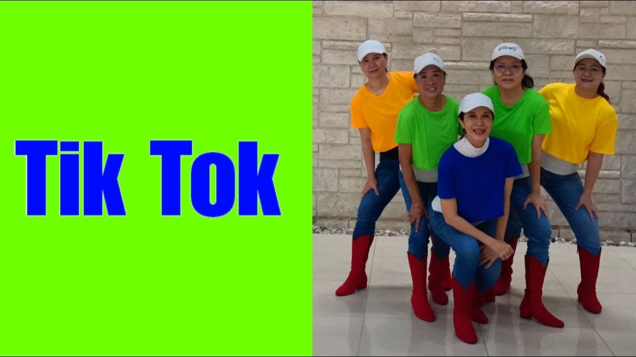 Tik Tok Line Dance (demo & count) - YouTube