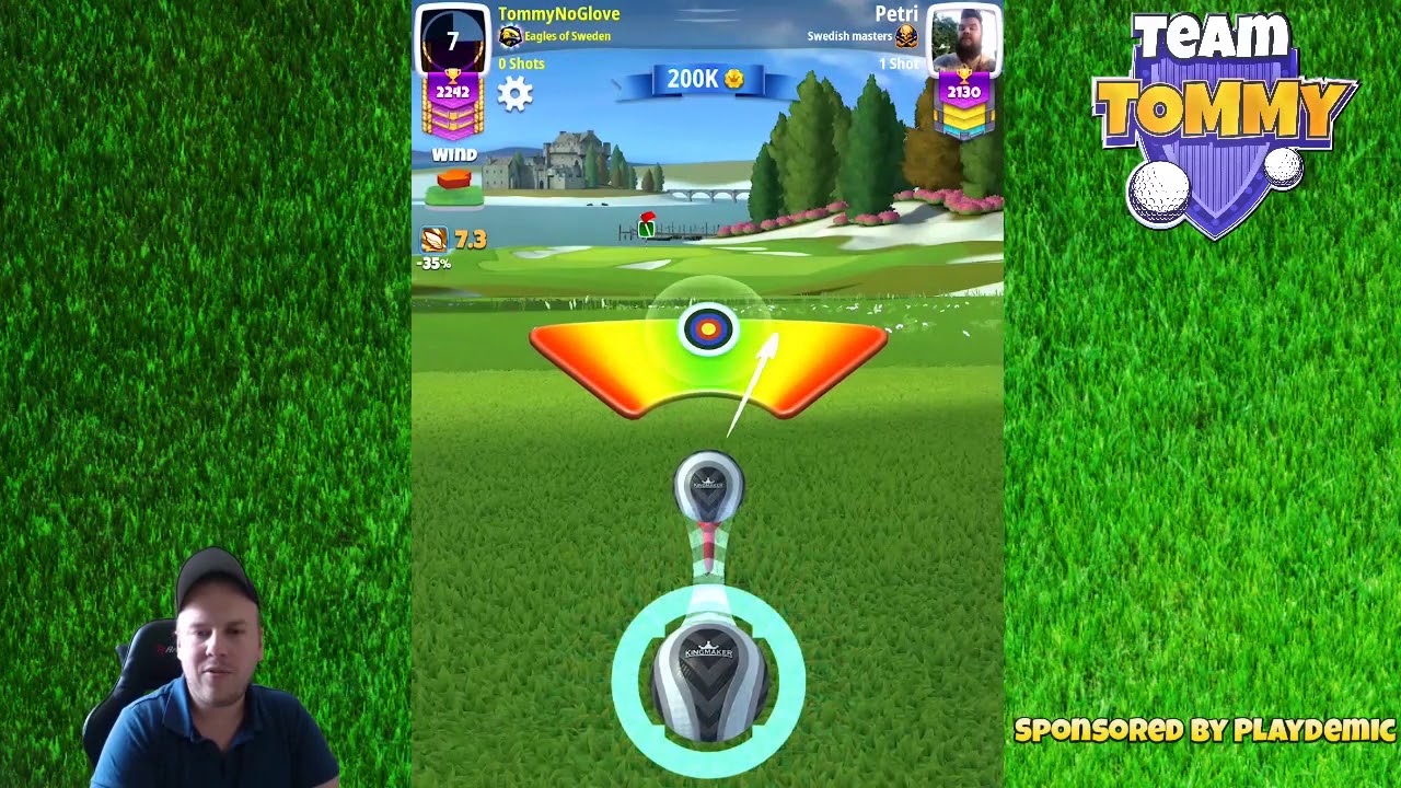 Golf Clash tips, Playthrough, Hole 1-9 - EXPERT - TOURNAMENT WIND ...