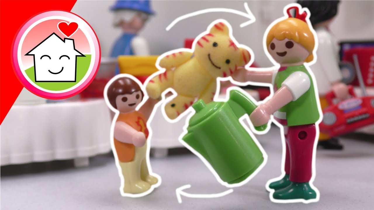Playmobil Familie Hauser - Der Tauschtag - Geschichte mit Anna und Lena ...