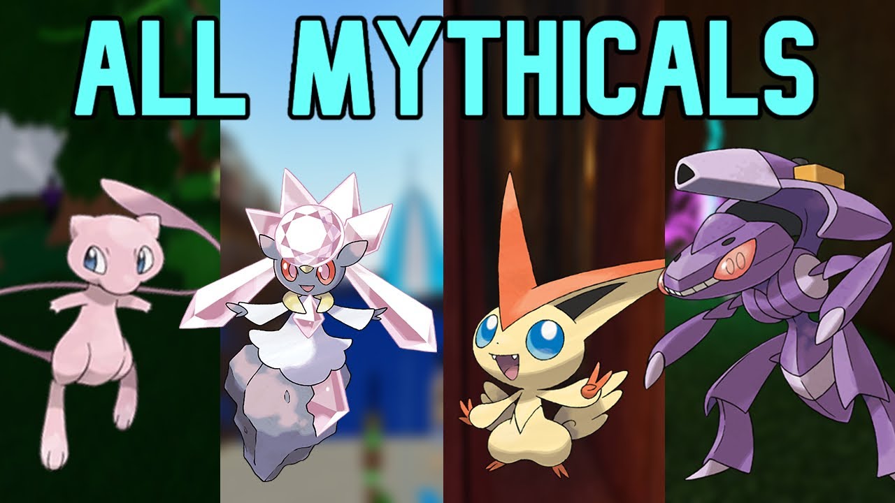 How To Get All Mythical Pokemon Locations In Pokémon Brick Bronze ...