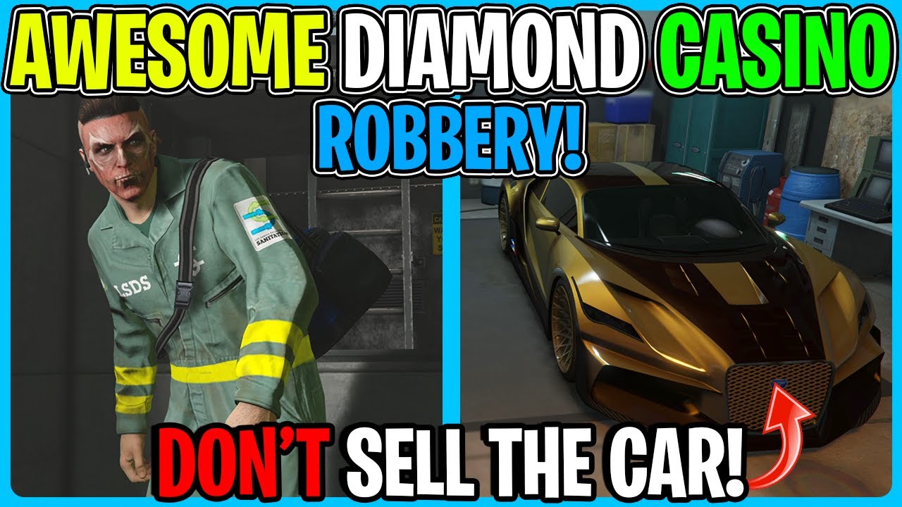 AWESOME New Diamond Casino ROBBERY For Salvage Yard In GTA 5 Online ...
