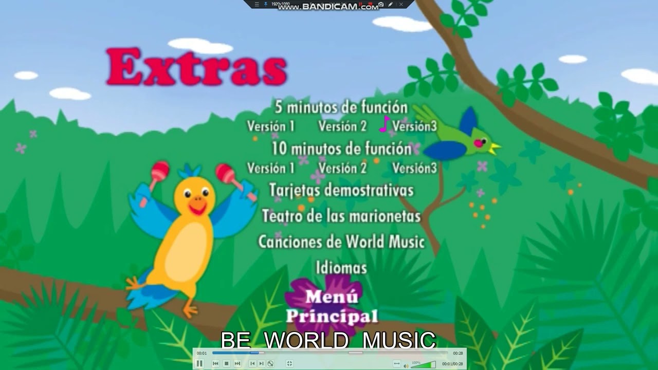 Baby Einstein: World Music Spain 2010 DVD Menu Walkthrough - YouTube