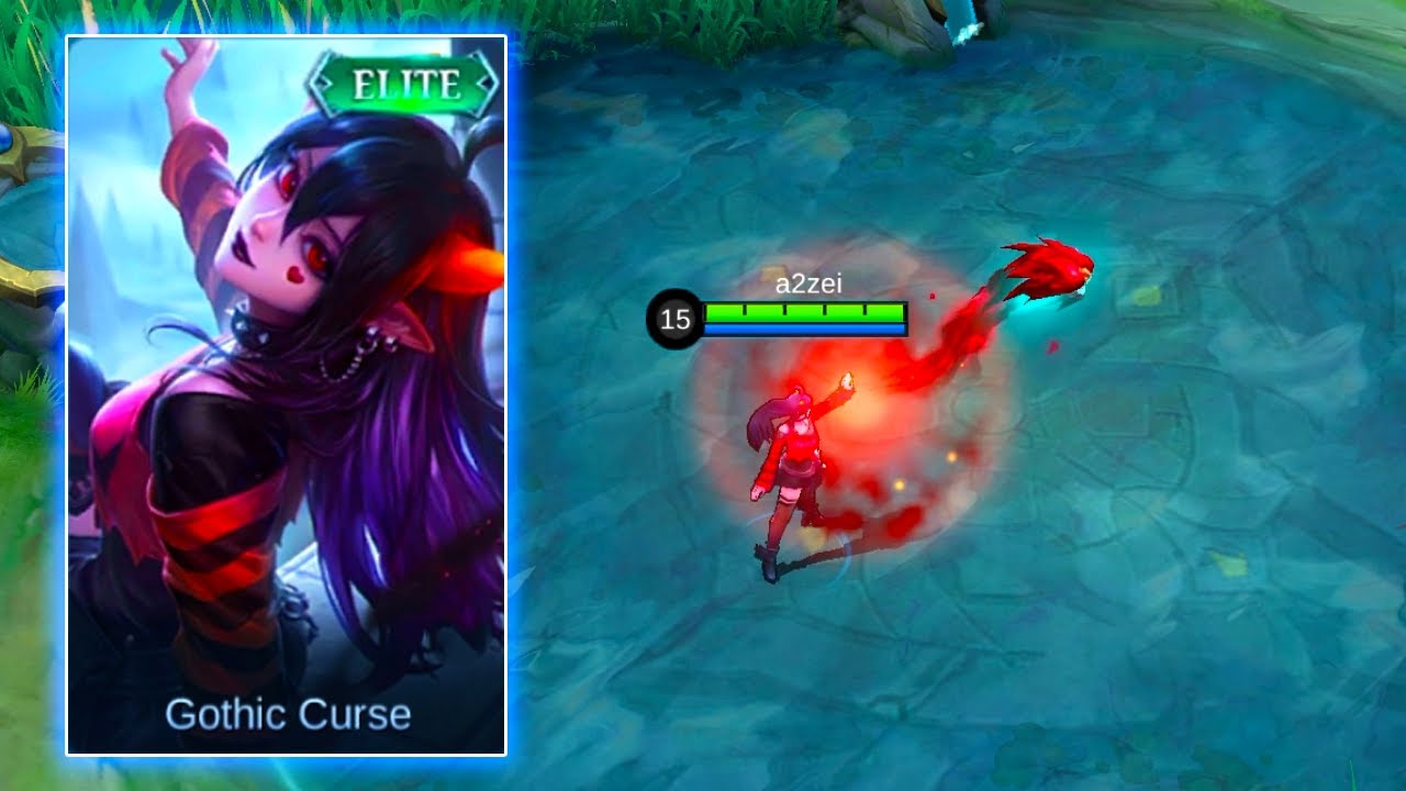 Selena Gothic Curse Skin MLBB Spotlight - YouTube