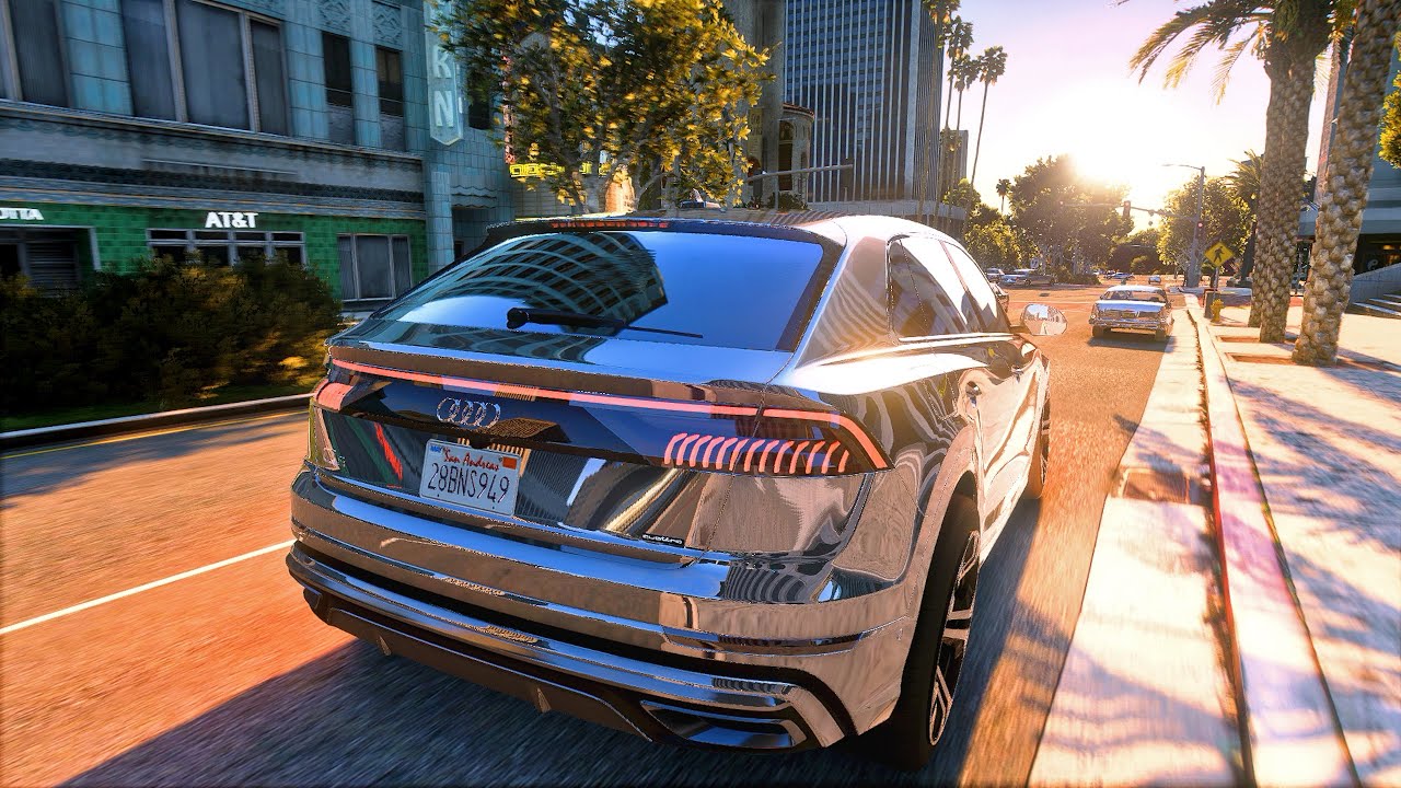 GTA 5: Next-Gen Graphics Mod Gameplay - Ray Tracing Reshade Graphics ...