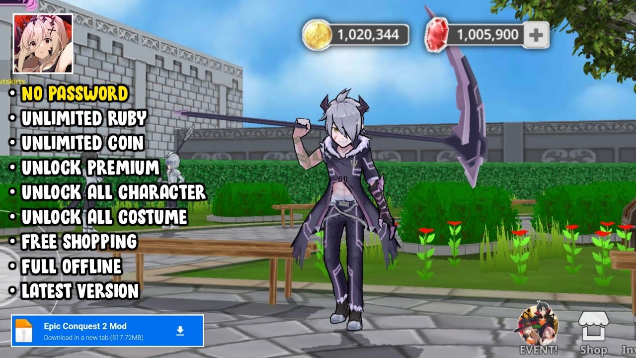 Update !! Epic Conquest 2 Mod V 2.3 Apk Terbaru 2024 - Unlimited Ruby & Unlock All Character ...