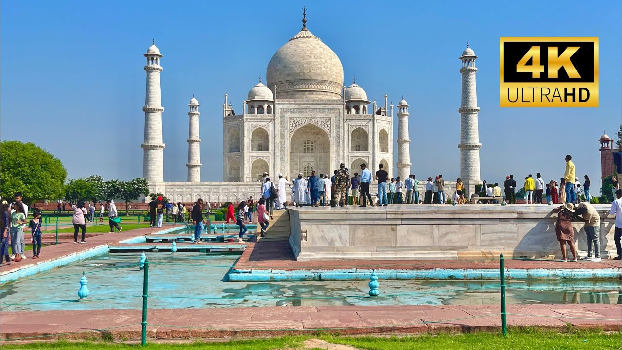 Taj Mahal, Agra 4K Video - YouTube