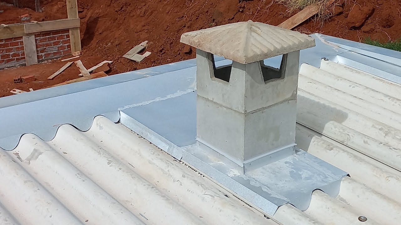 Como montar chaminé e colarinho de churrasqueira! - YouTube