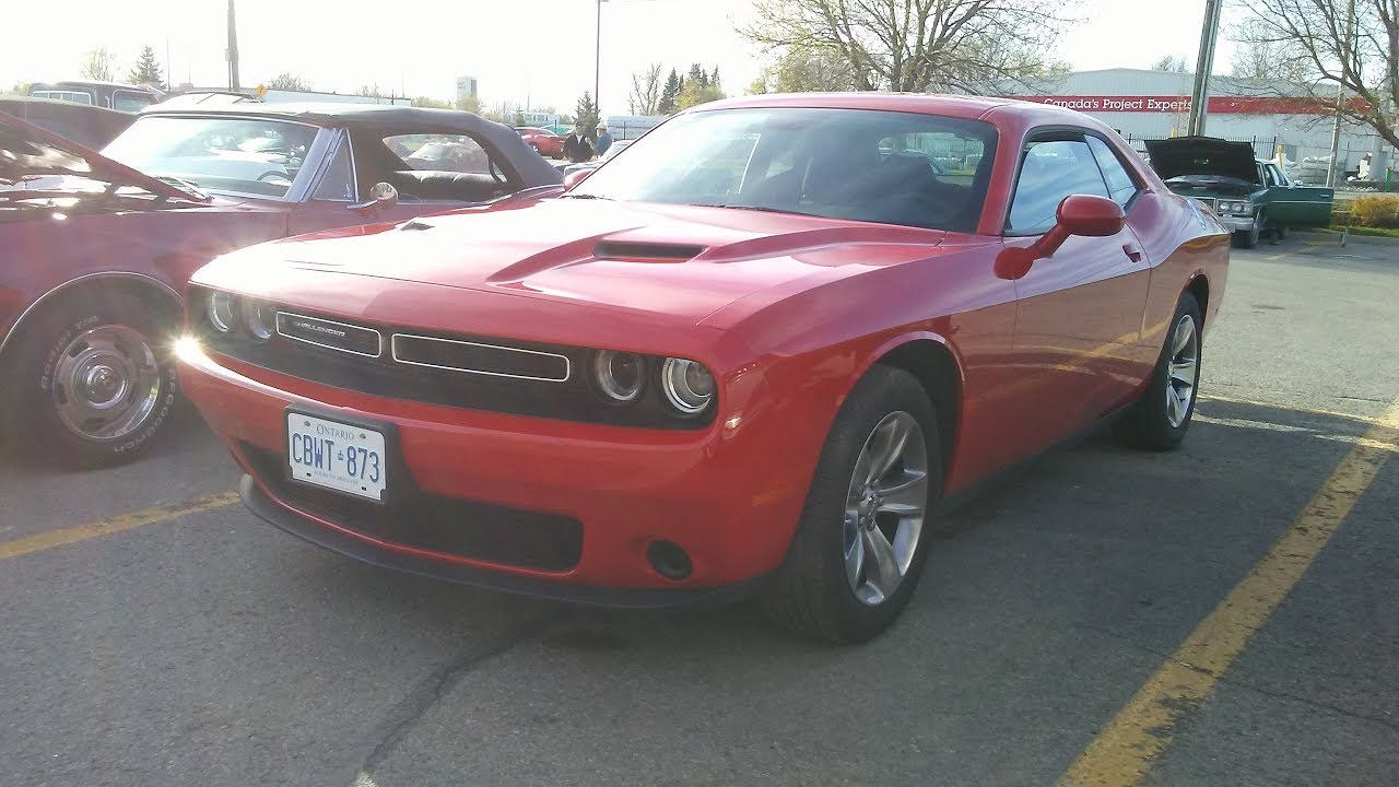 2017 Dodge Challenger in Torred Clearcoat "Red" with a 3.6 Litre Engine ...