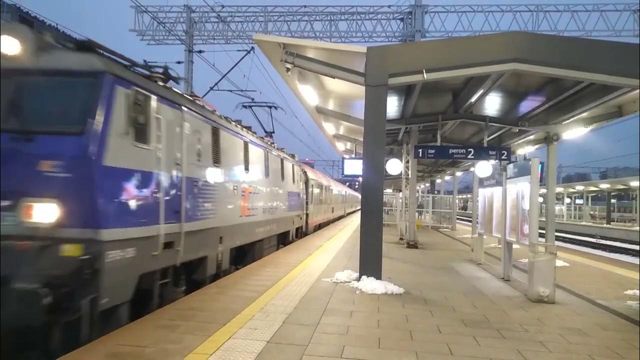 EP09-026 z IC Porta Moravica do Przemyśla z przerwanym odjazdem ze stacji Rzeszów Gł. 16.01.2025 ...