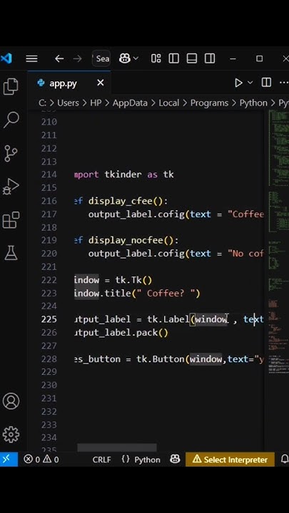 Python Library Tkinter Gui Shorts Python3 Coding Programming
