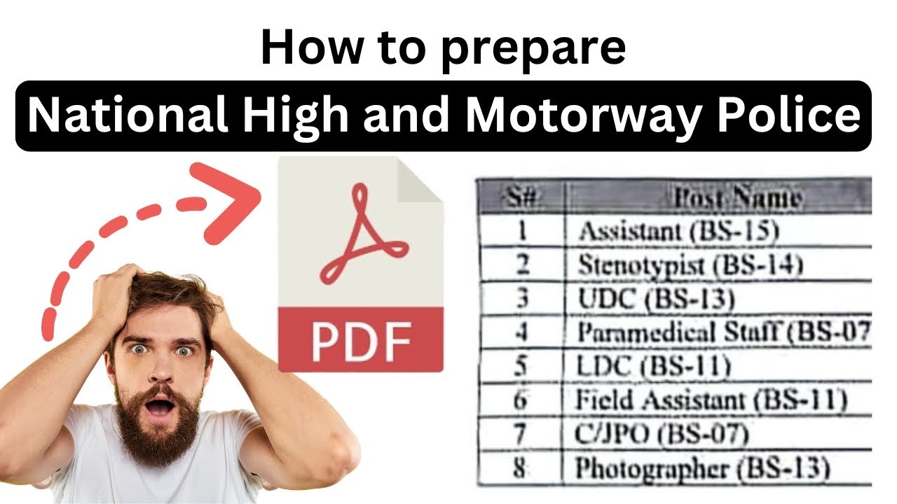 How to prepare National High and Motorway Police | NHMP | Assistant ...