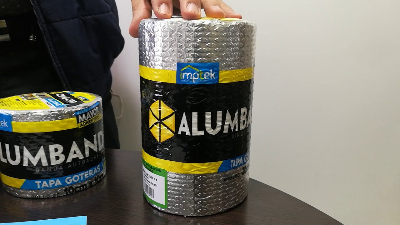 Alumban tapa goteras autoadhesivo! Nuevo producto de nuestro portafolio ...