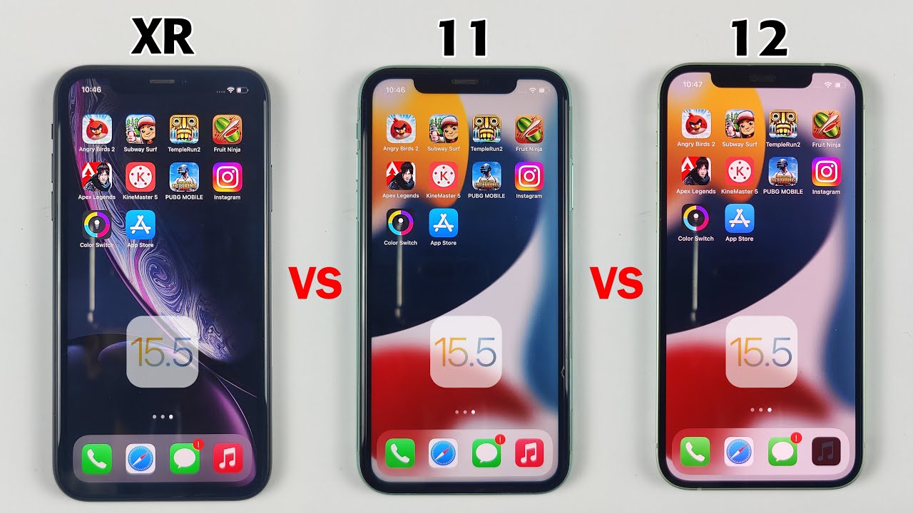 iPhone XR vs iPhone 11 vs iPhone 12 SPEED TEST 2022 - is XR Better in ...