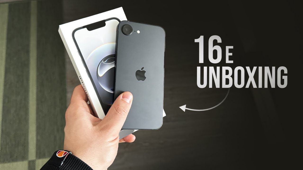 Apple iPhone 16e - Unboxing - YouTube