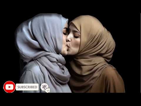 Muslim women Kiss 😘.